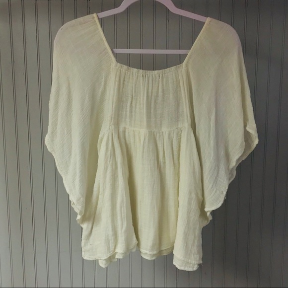 S.Line | Tops | Offwhite Layered Woven Top With Bead Embellishment ...